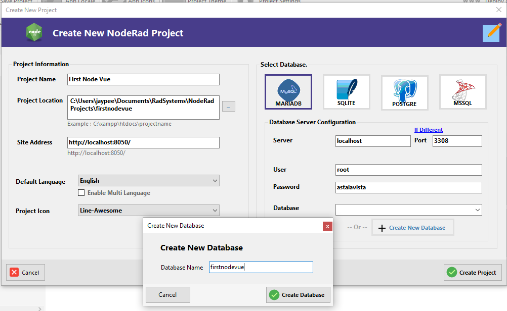 Project Creation | Documentation