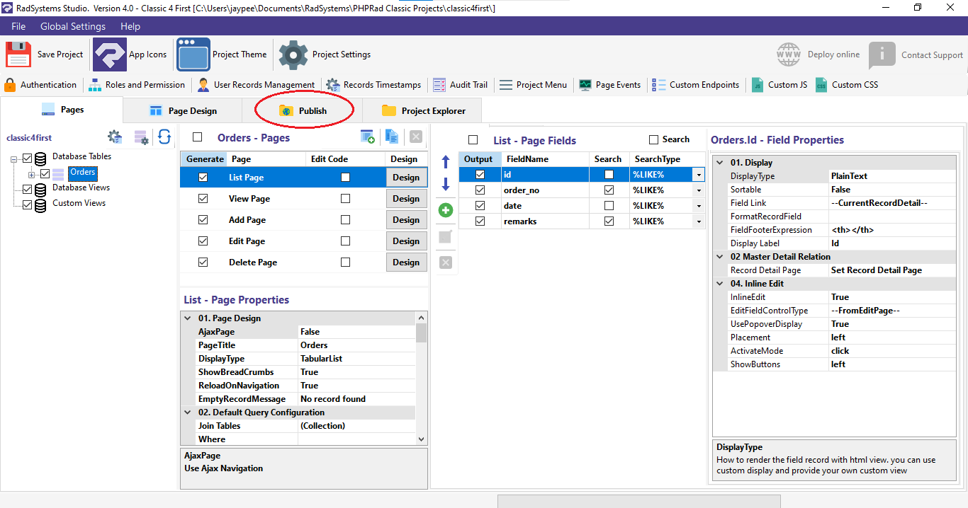 Project Creation | Documentation